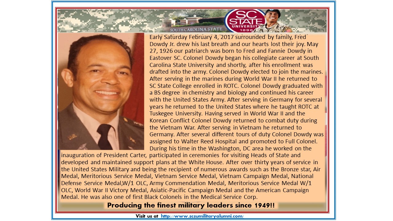 Photo Updates for 07MAR17 – SCSU Military Alumni